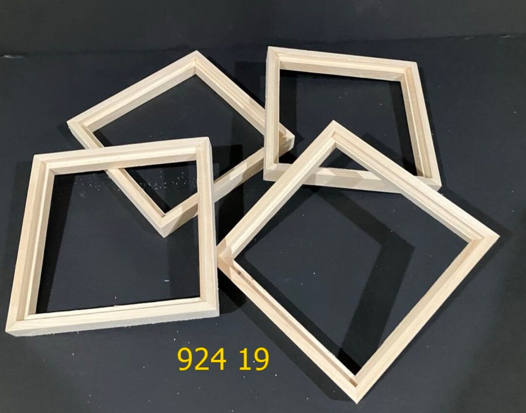 Float Frames for 6x6 X 1/4" Panels - Unfinished Wood (4) - Etsy