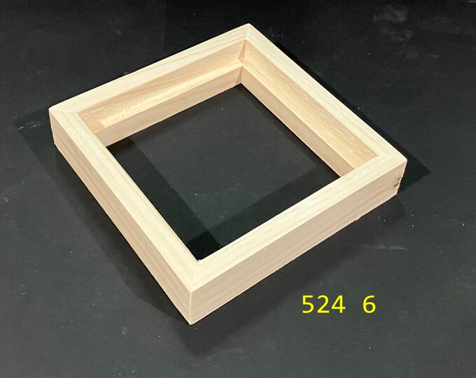 Float Frame for 5x5 X 5/8" Panel- 1/2" Face 1 1/4" Tall Unfinished - Etsy