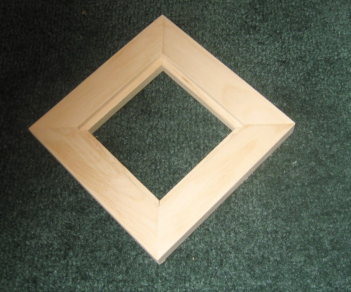 Tile Frame Front Mount Unfinished for 4 1/4 X 4 1/4 Tile | Etsy