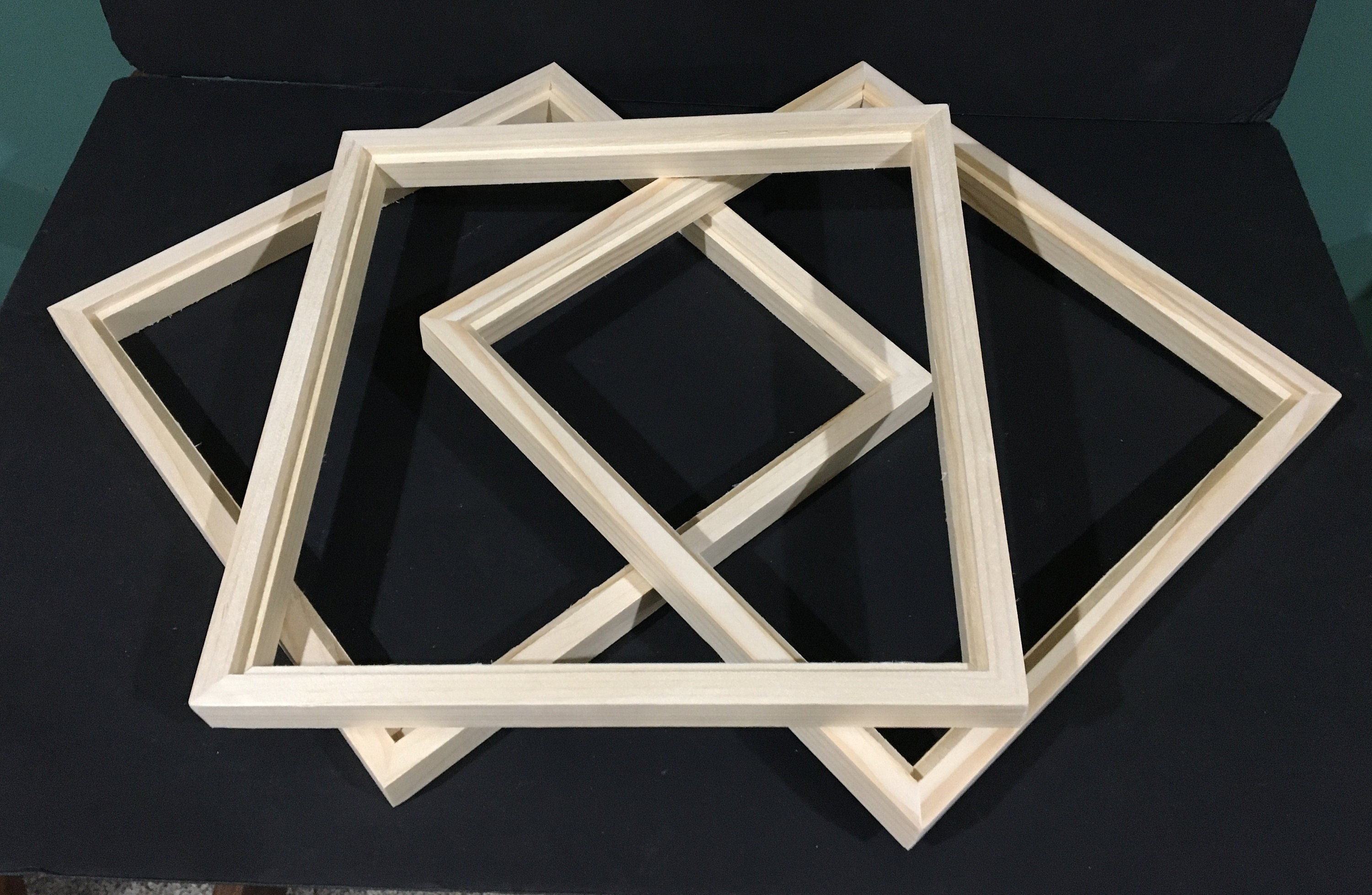 Unfinished Wood Frame Open Back - Etsy