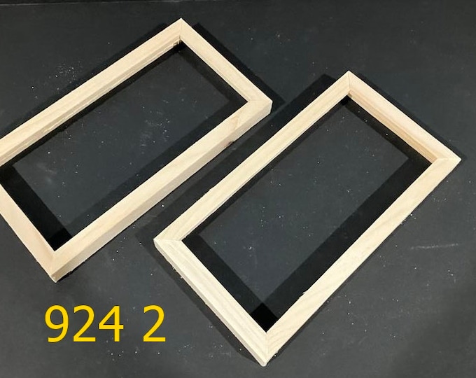 Frames for 4" X 8" Art in a 1/2" Wide Moulding - Unfinished - (2) - Etsy