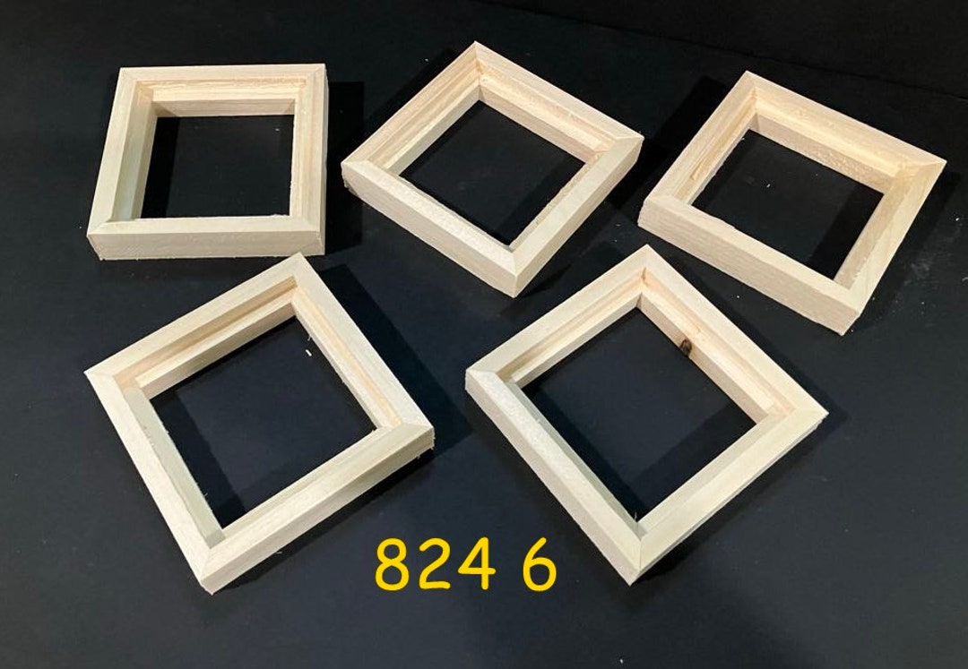Float Frames for 3x3 X 1/4" Panels - Unfinished Wood (5) - Etsy