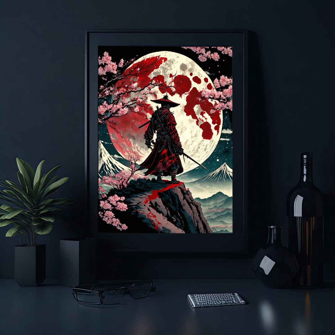 Japanese Art, Digital Art, Chart, Art, Gift for Him, Gift for Her ...