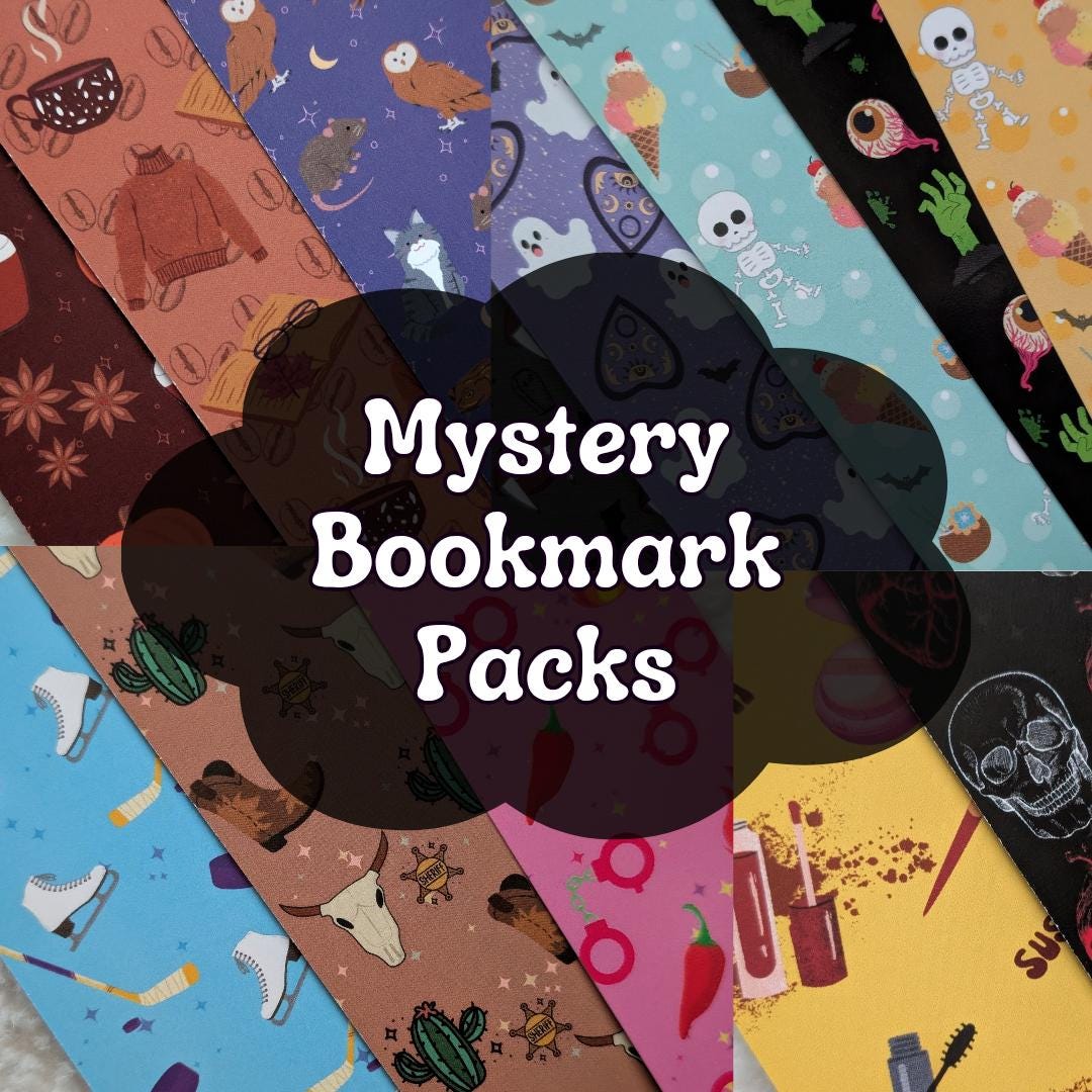 Mystery Bookmark Set~ Book Accessories~ Surprise Me~ Bookish Gifts ...