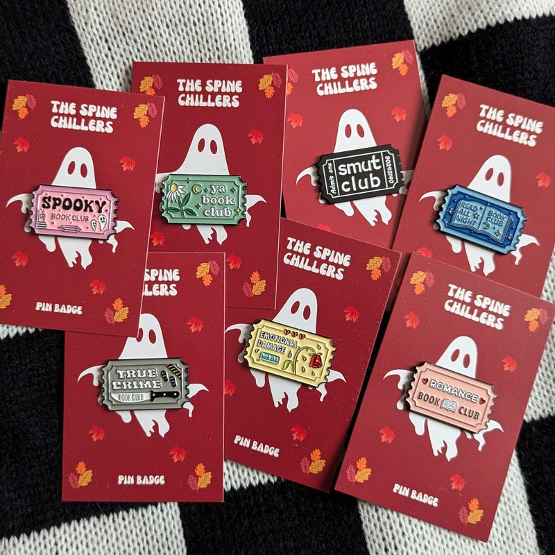 Enamel Pin Book Club - Etsy UK