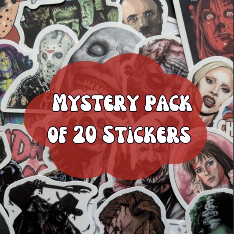 Horror Movie Sticker Pack Journals Scrapbooking Hallowern ...