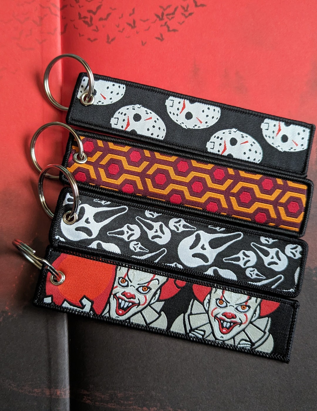 Horror Movie Keychain Spooky Slasher Halloween Double Sided Keyring - Etsy