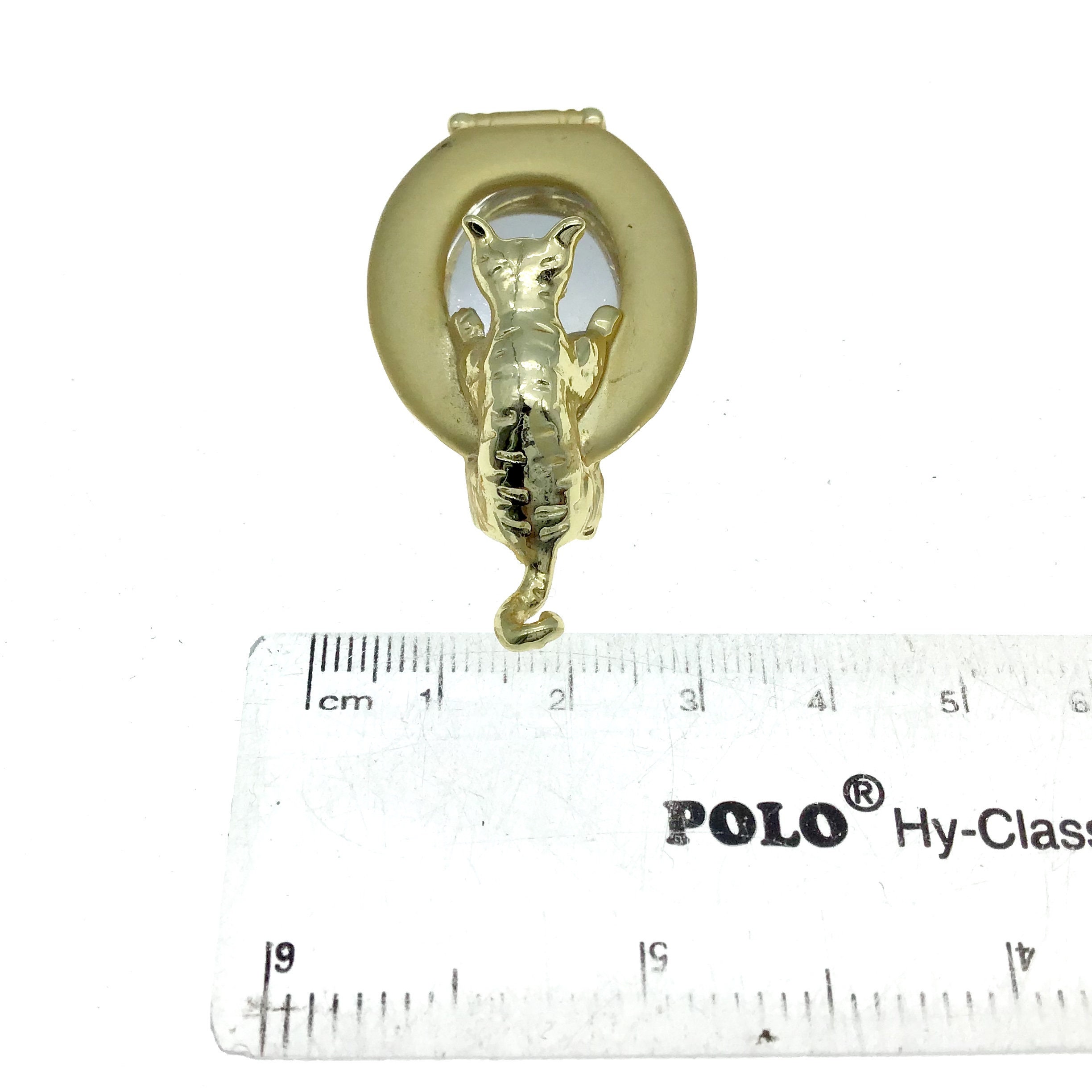 Vintage AJC Cat on Toilet Pin, Vintage Cat Brooch, 1980s Cat Pin, Cute ...