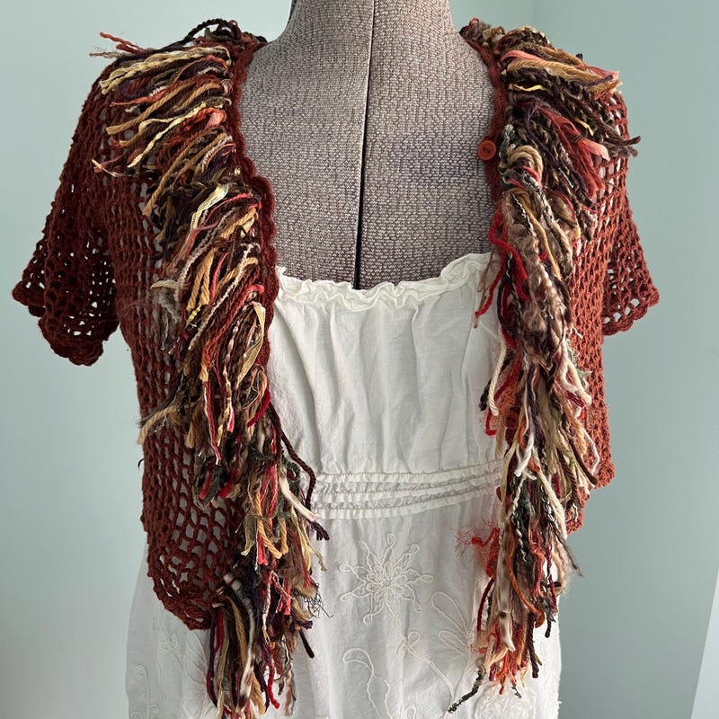Upcycled Shrug - Etsy