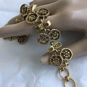 Vintage Bracelet, Premier Designs Bracelet, Signed PD, Gold Tone ...