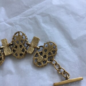 Vintage Bracelet, Premier Designs Bracelet, Signed PD, Gold Tone ...