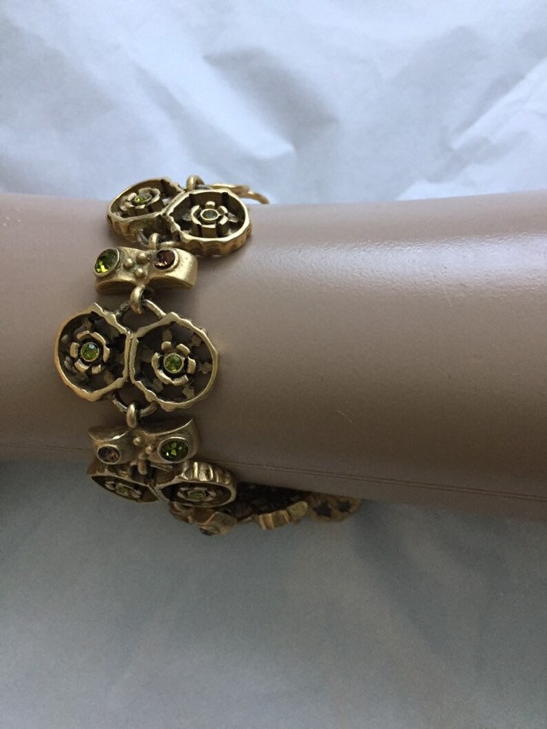 Vintage Bracelet, Premier Designs Bracelet, Signed PD, Gold Tone ...