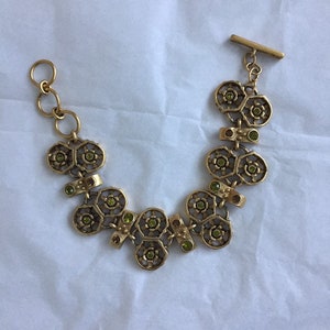 Vintage Bracelet, Premier Designs Bracelet, Signed PD, Gold Tone ...