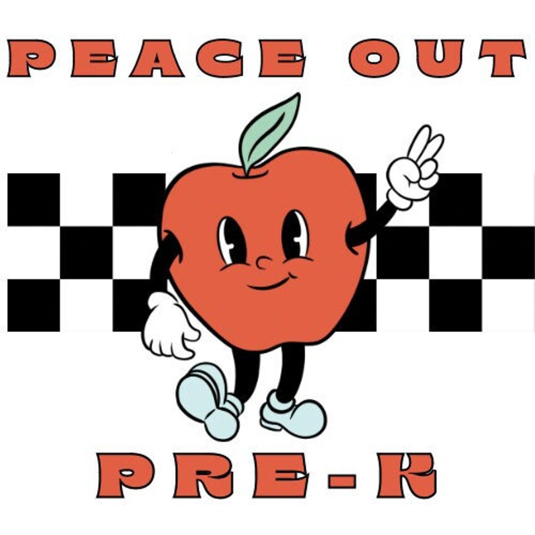 Preschool Graduation Peace Out Pre-k - Etsy