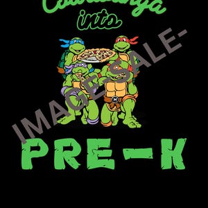 Pre-k Ninja Turtle SVG - Etsy