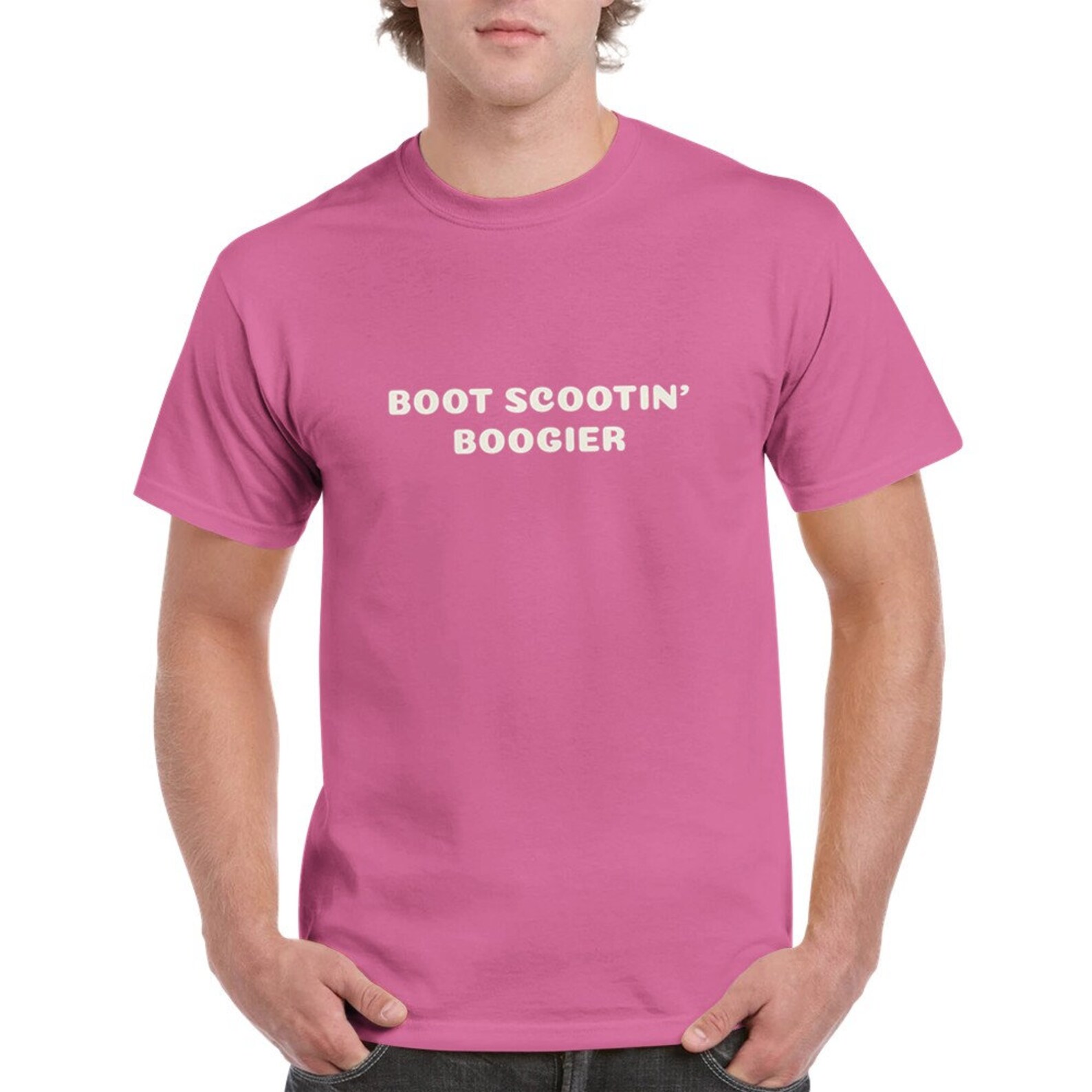 Boot Scootin' Boogier Funny Line Dancing T-shirt Heavyweight Unisex ...