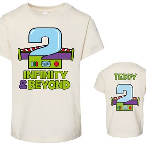 Two Infinity Birthday Shirt for Boys and Girls, 2 Infinity and Beyond ...