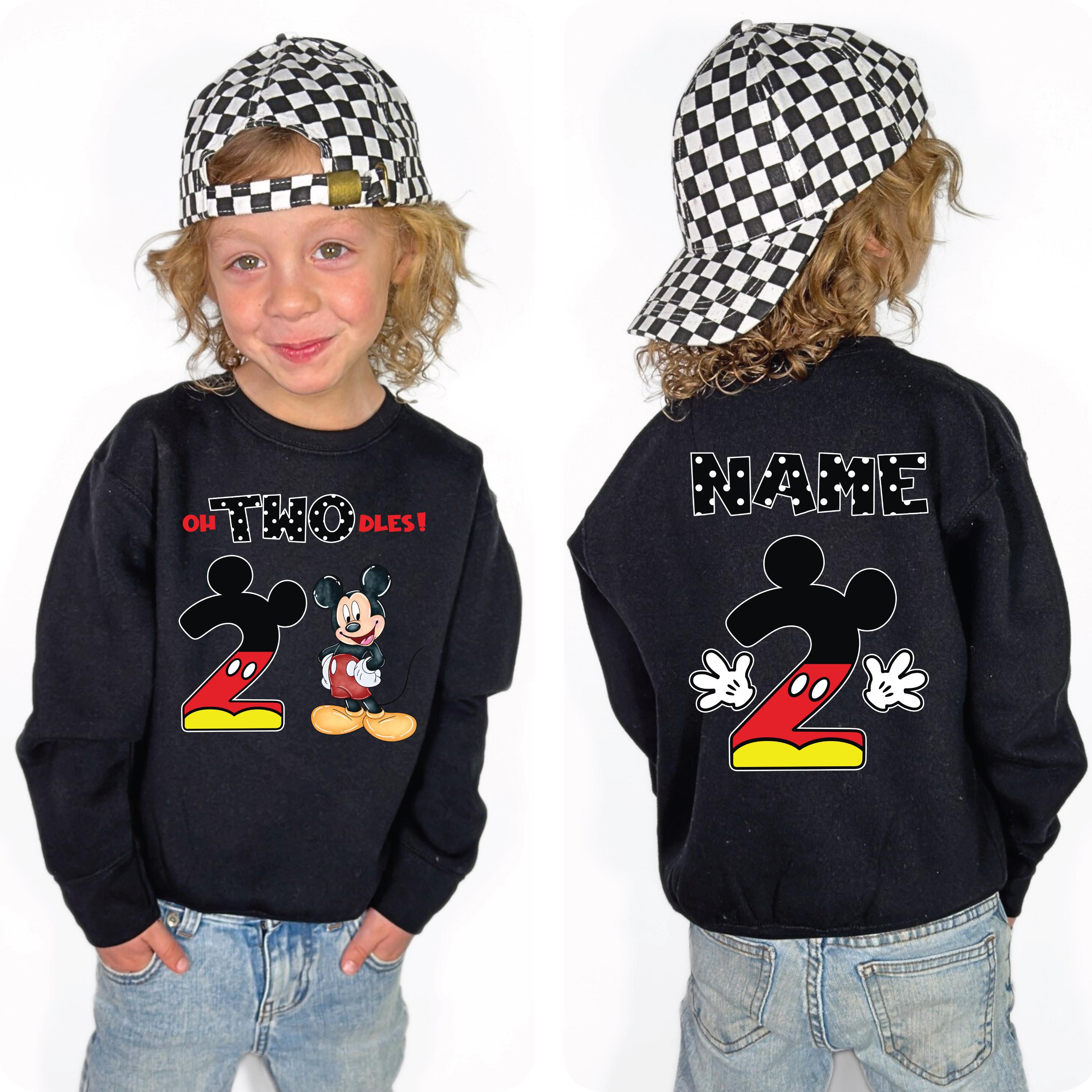 Oh Twodles Mickey Mouse 2nd Birthday Shirt - Cute Polka Dot Tee for ...