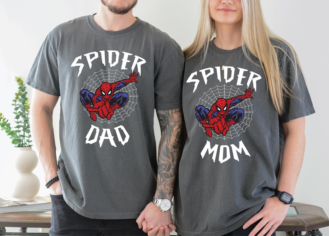 Personalized Spidey Party Shirt, Spider Mom, Spider Dad, Custom Text ...