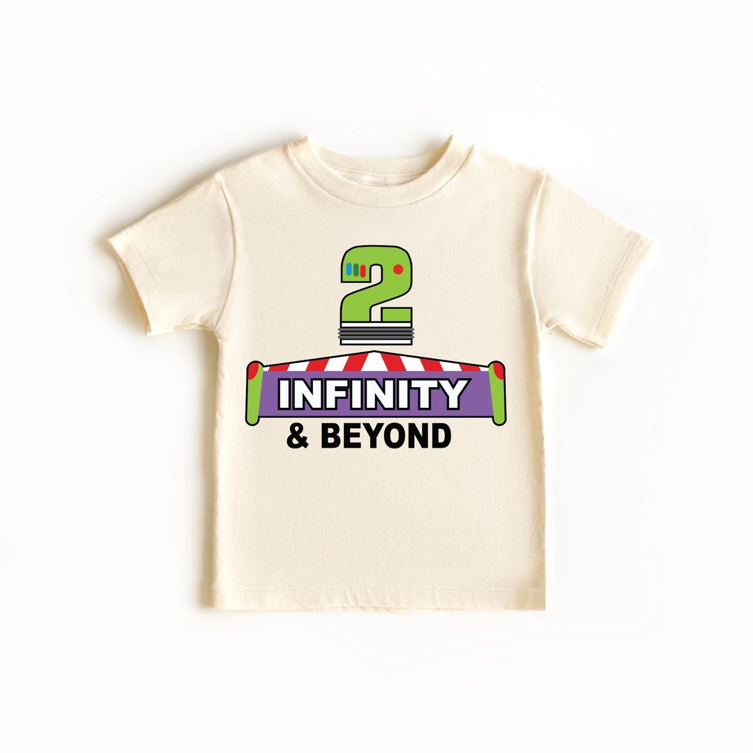Two Infinity Birthday Shirt for Boys and Girls, 2 Infinity and Beyond ...