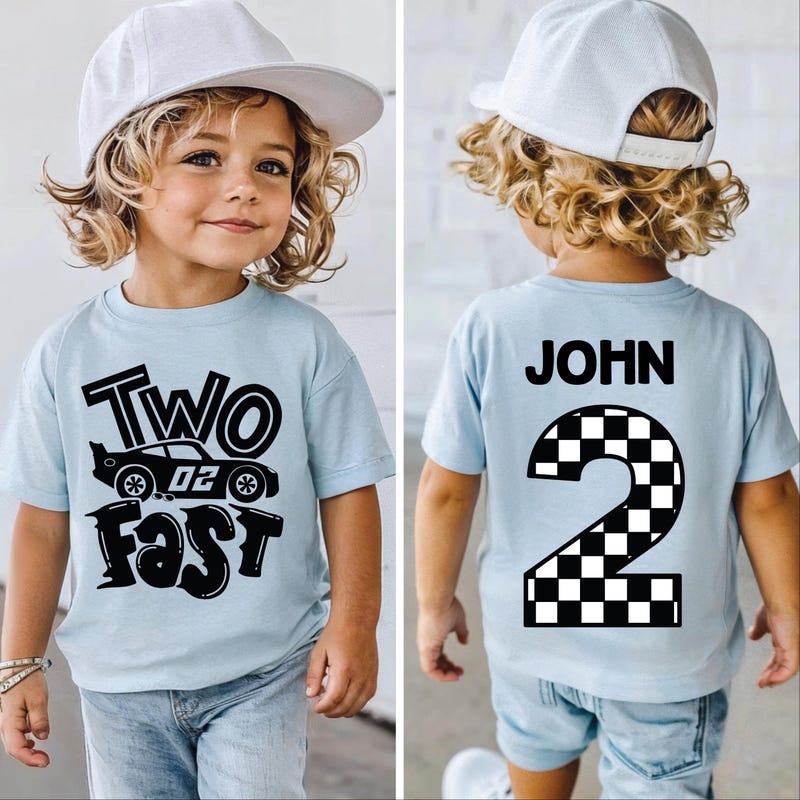 Two Fast Birthday Shirt - Etsy