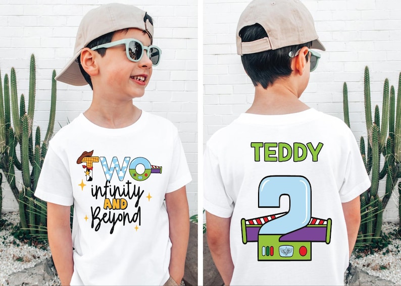 Personalized Toy Story Infinity Birthday Shirt – Custom Buzz & Woody ...