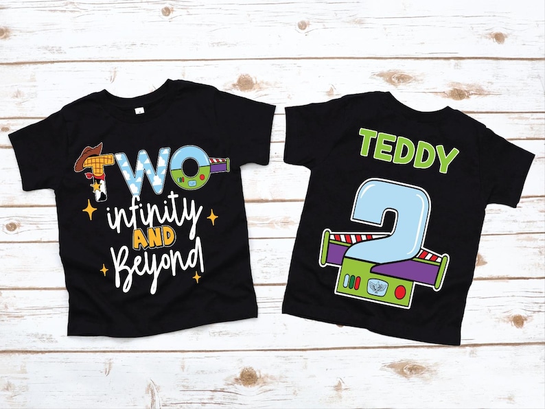 Personalized Toy Story Infinity Birthday Shirt – Custom Buzz & Woody ...