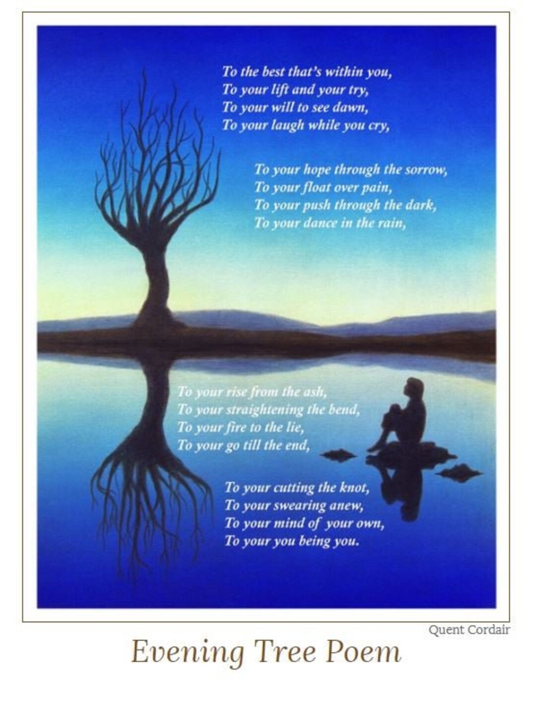 The Evening Tree - Etsy