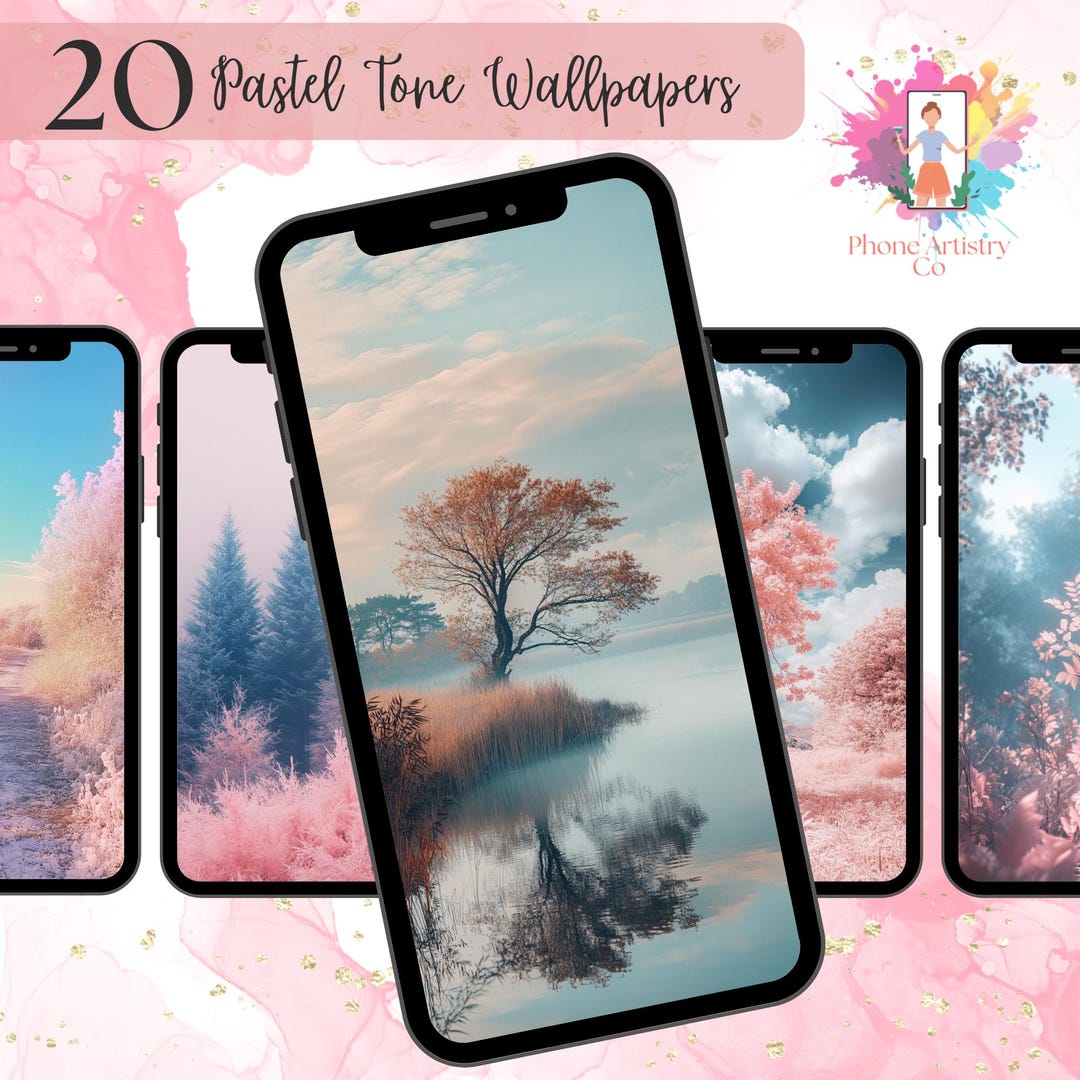20 Trendy iPhone Wallpapers in Soft Pastels, Adorably Cute Screensavers ...