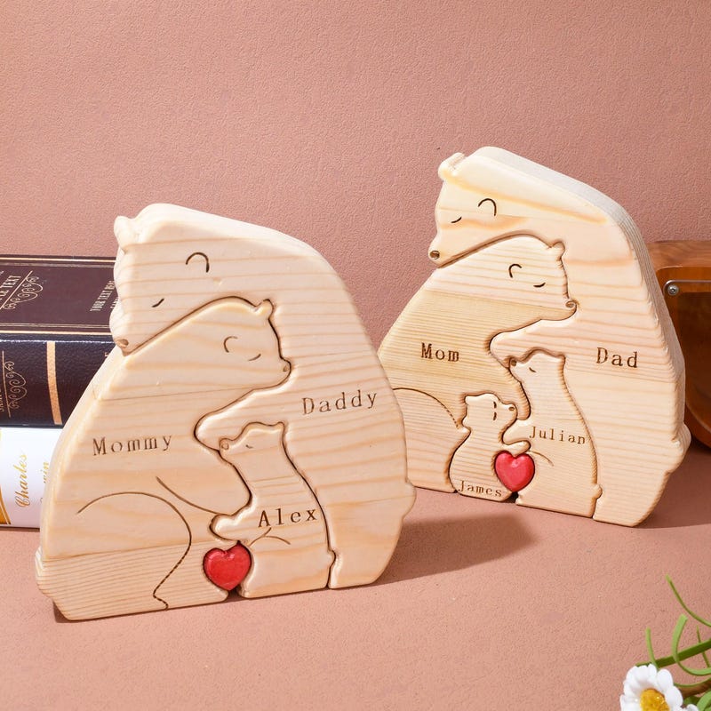 3 Bears Puzzle Wood - Etsy