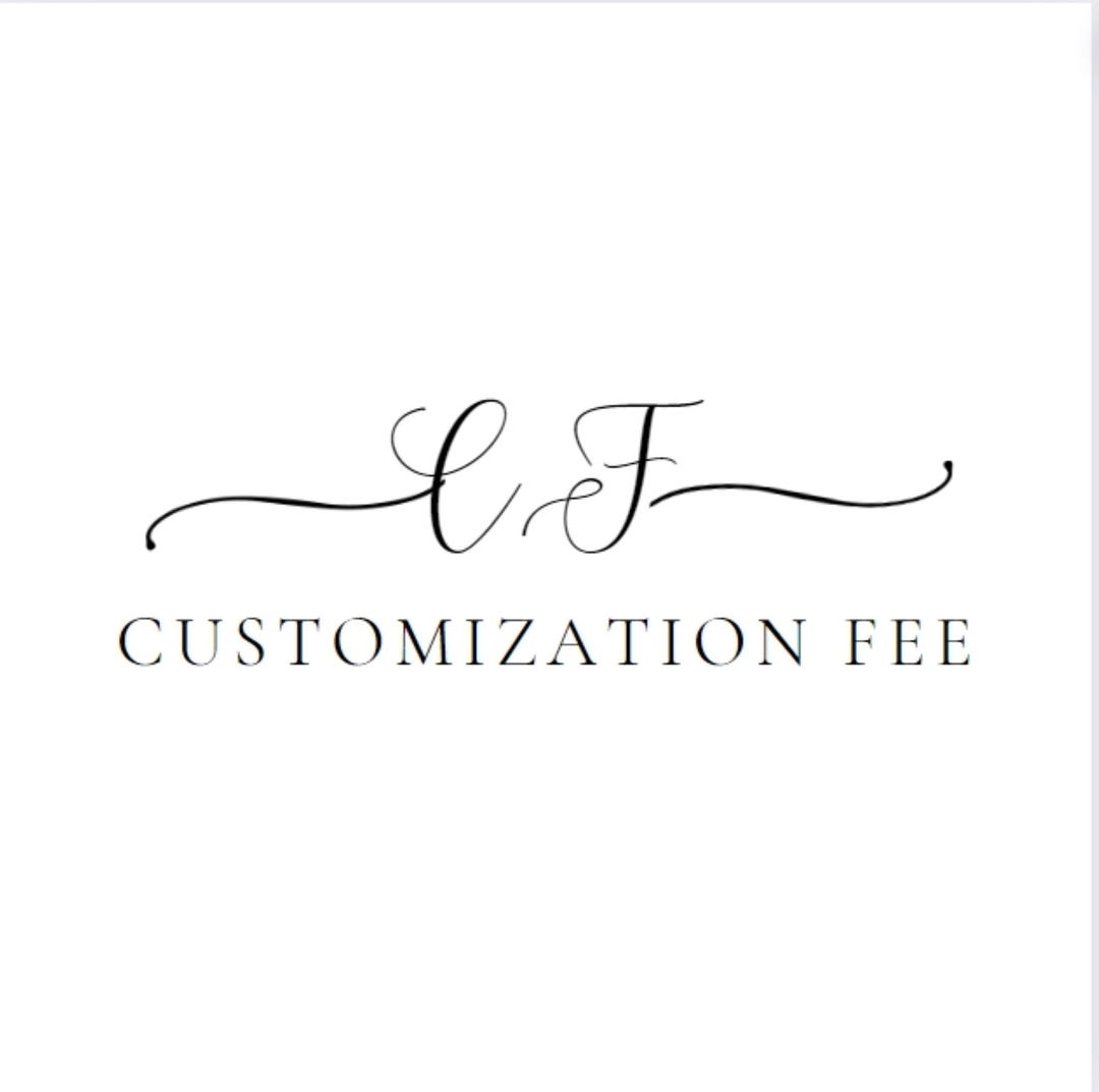 Customization Fees, Shipping, Packaging or Other - Etsy