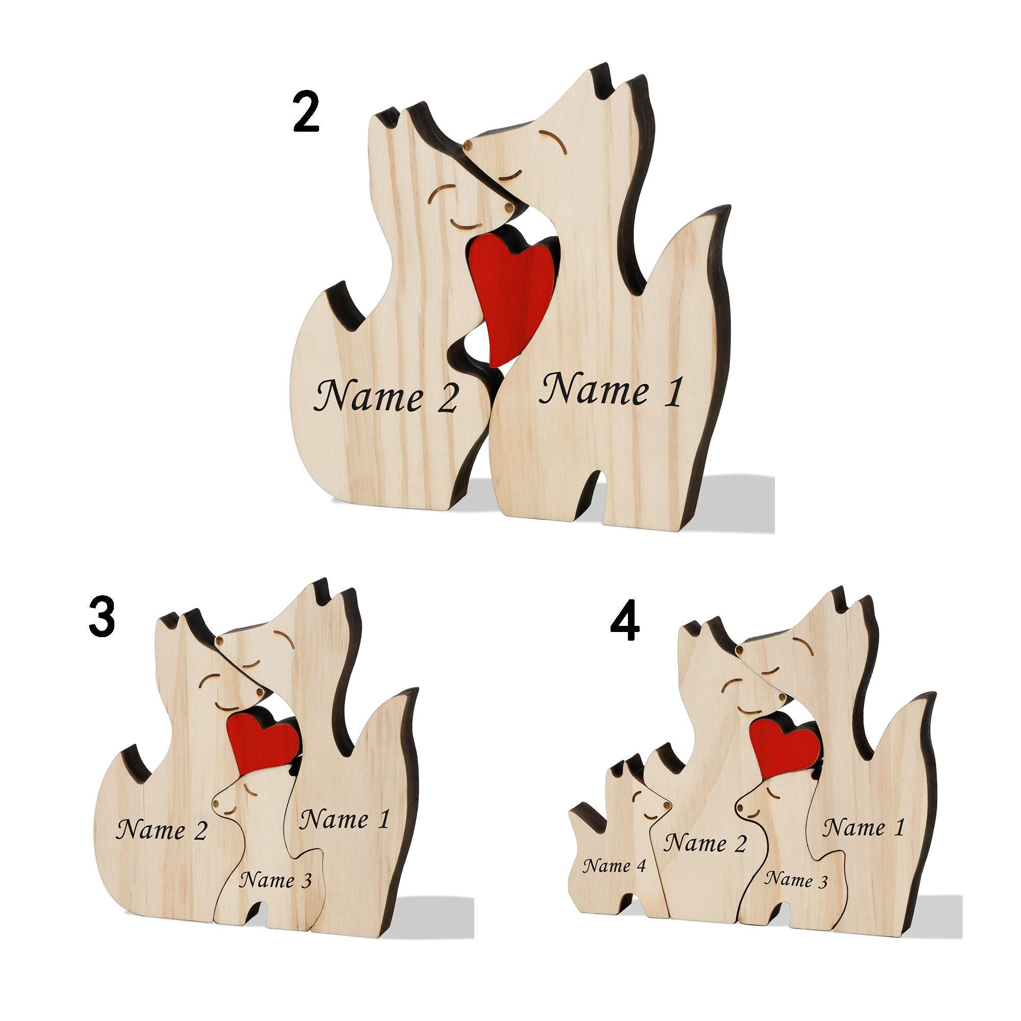 Wooden Fox Puzzle, Wooden Fox Toy, Educational Toy for Kids ...