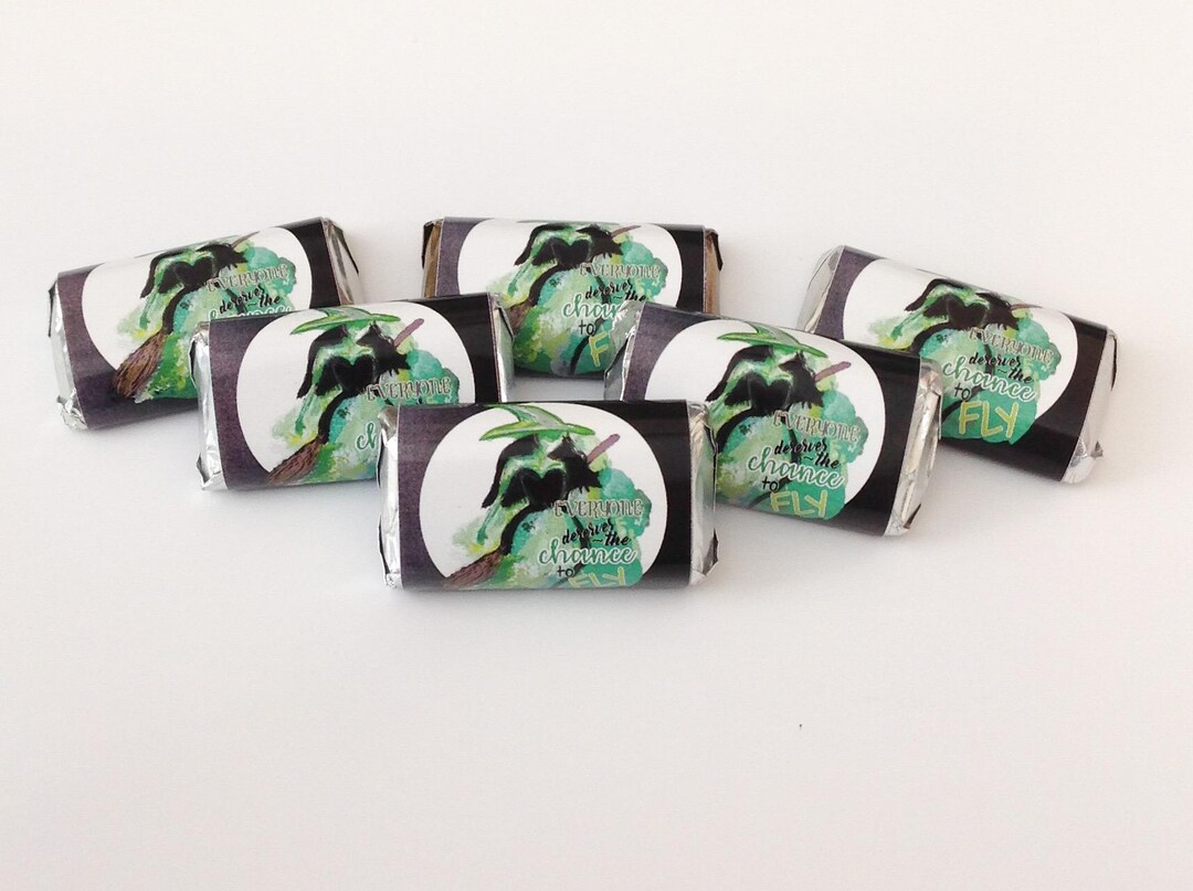 50 Personalized Mini Candy Bar Wrappers for Party Favors Small Gifts ...