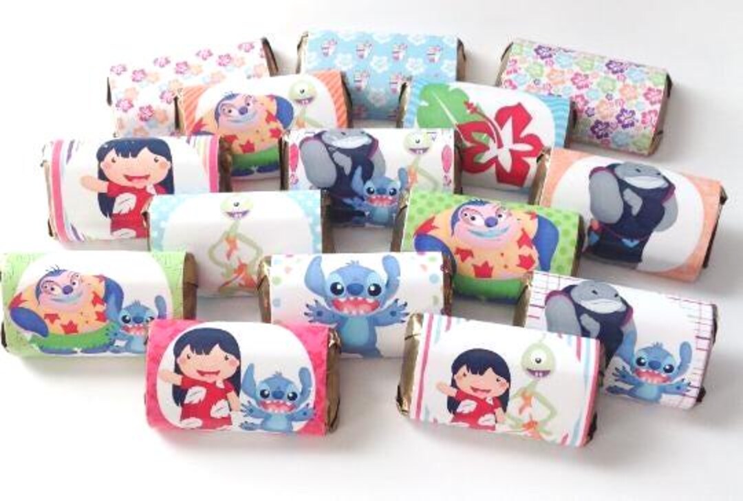 50 Personalized Mini Candy Bar Wrappers for Party Favors Small Gifts ...