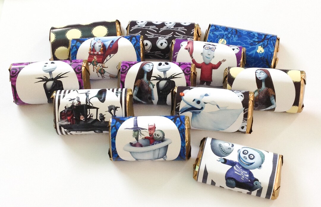 Mini Candy Bar Wrappers for Party Favors Small Gifts Printable Instant ...