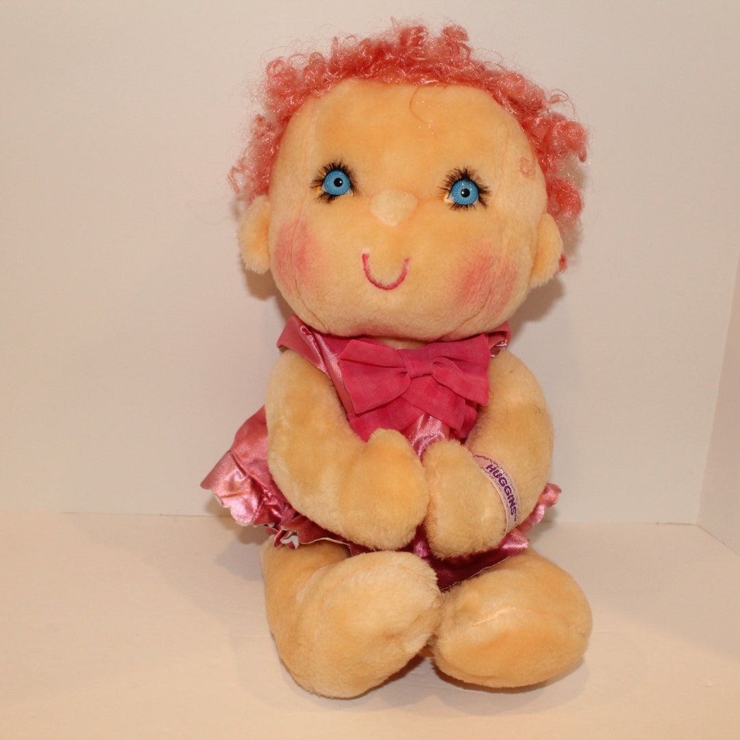 Kenner Hallmark Hugga Bunch Pink Hair Huggins Soft Body Doll 1985 ...