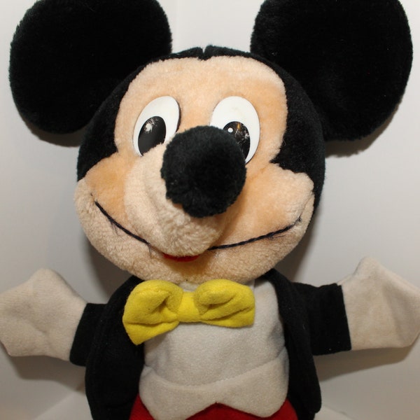 Mickey Mouse Hand Puppet Vintage - Etsy