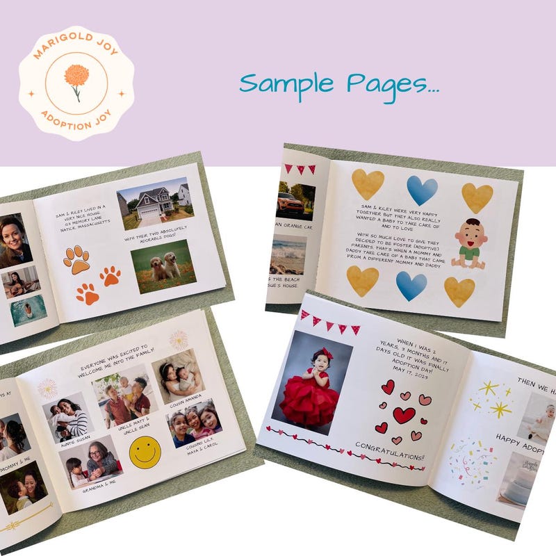 Adoption Book - Etsy