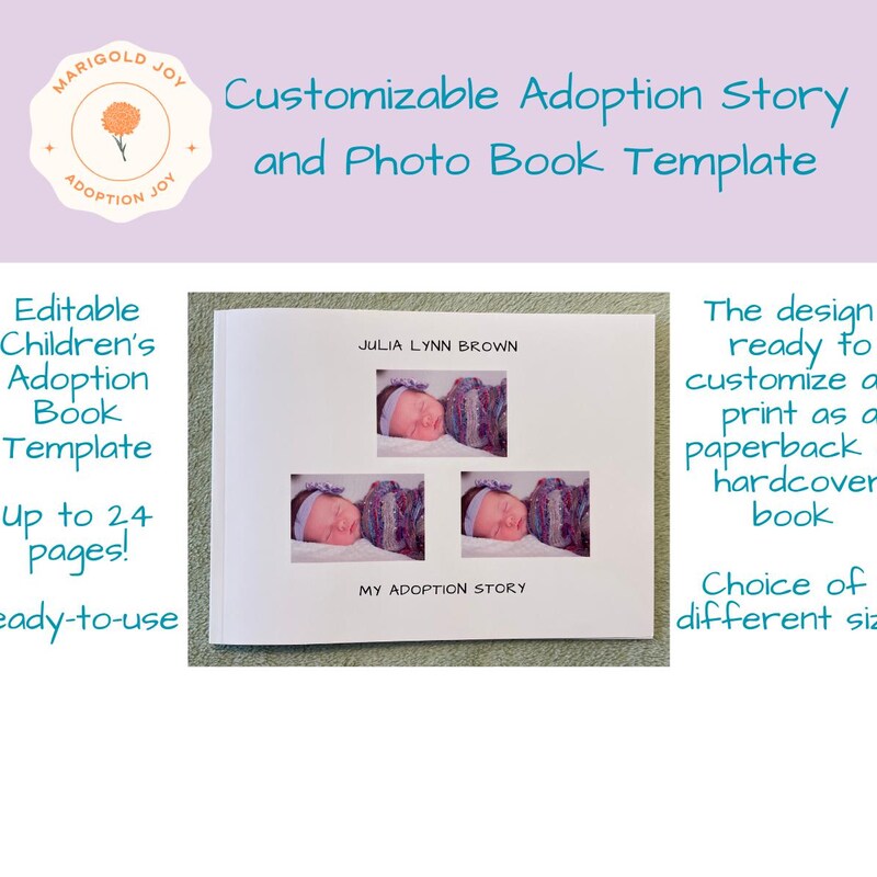 Adoption Book - Etsy