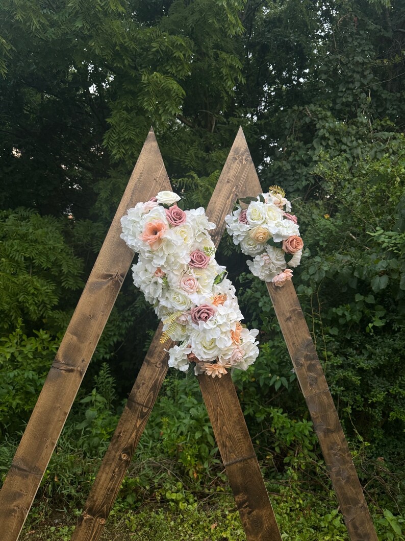 Double Triangle Wedding Arch/fast Free Shipping - Etsy
