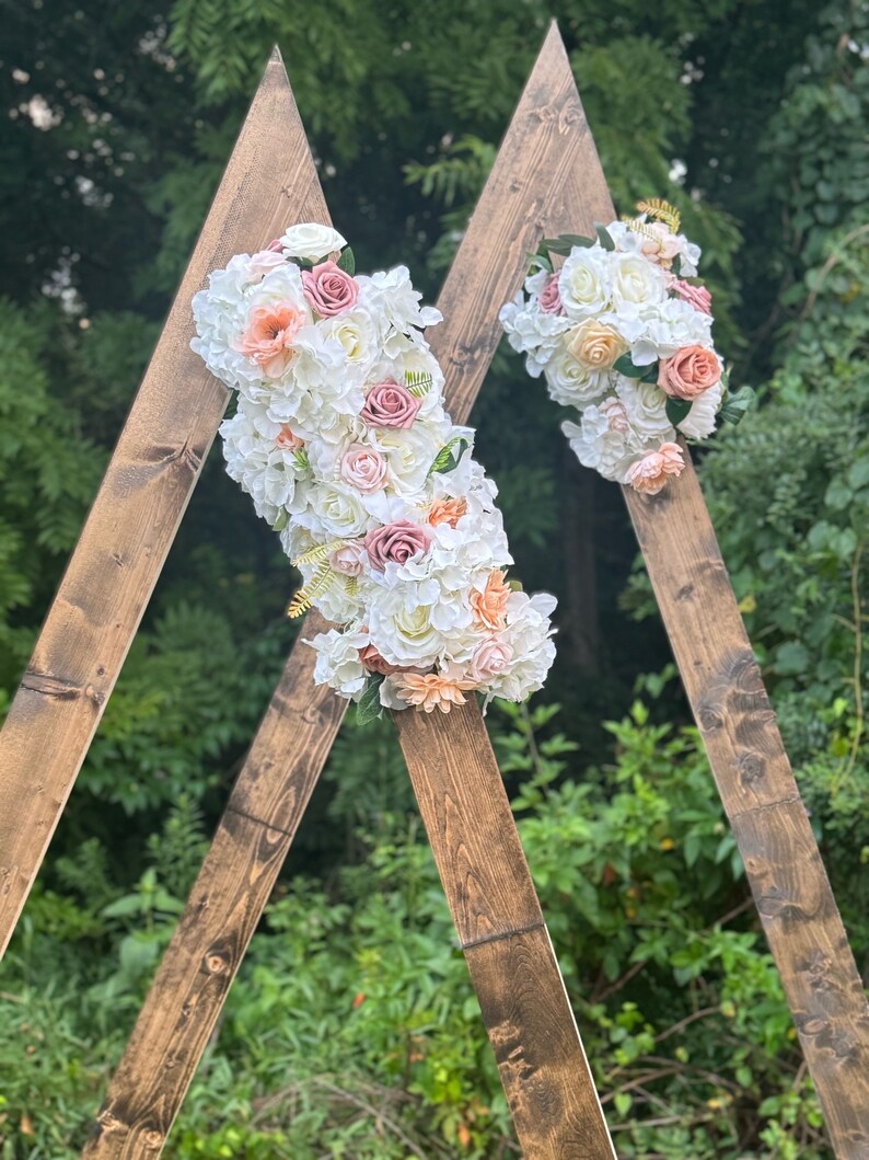 Double Triangle Wedding Arch/fast Free Shipping - Etsy