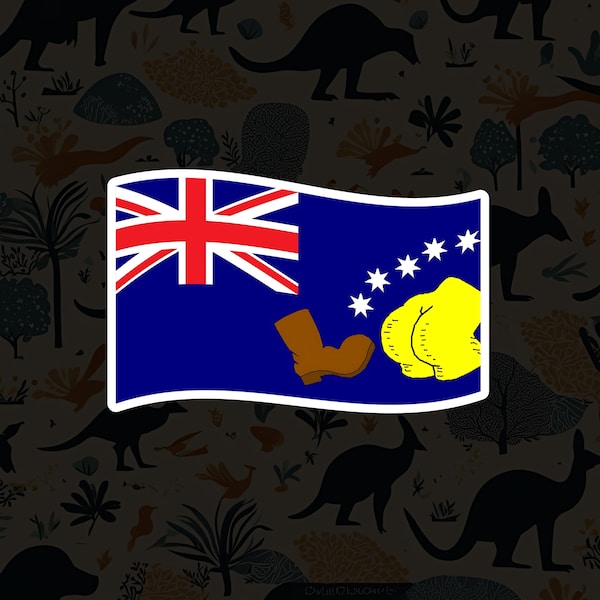Australia Flag Decal - Etsy