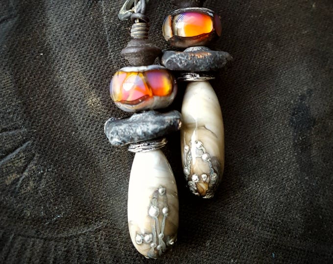 Lampwork Headpins Lampwork Glass Artisan Made Goth Clay - Etsy