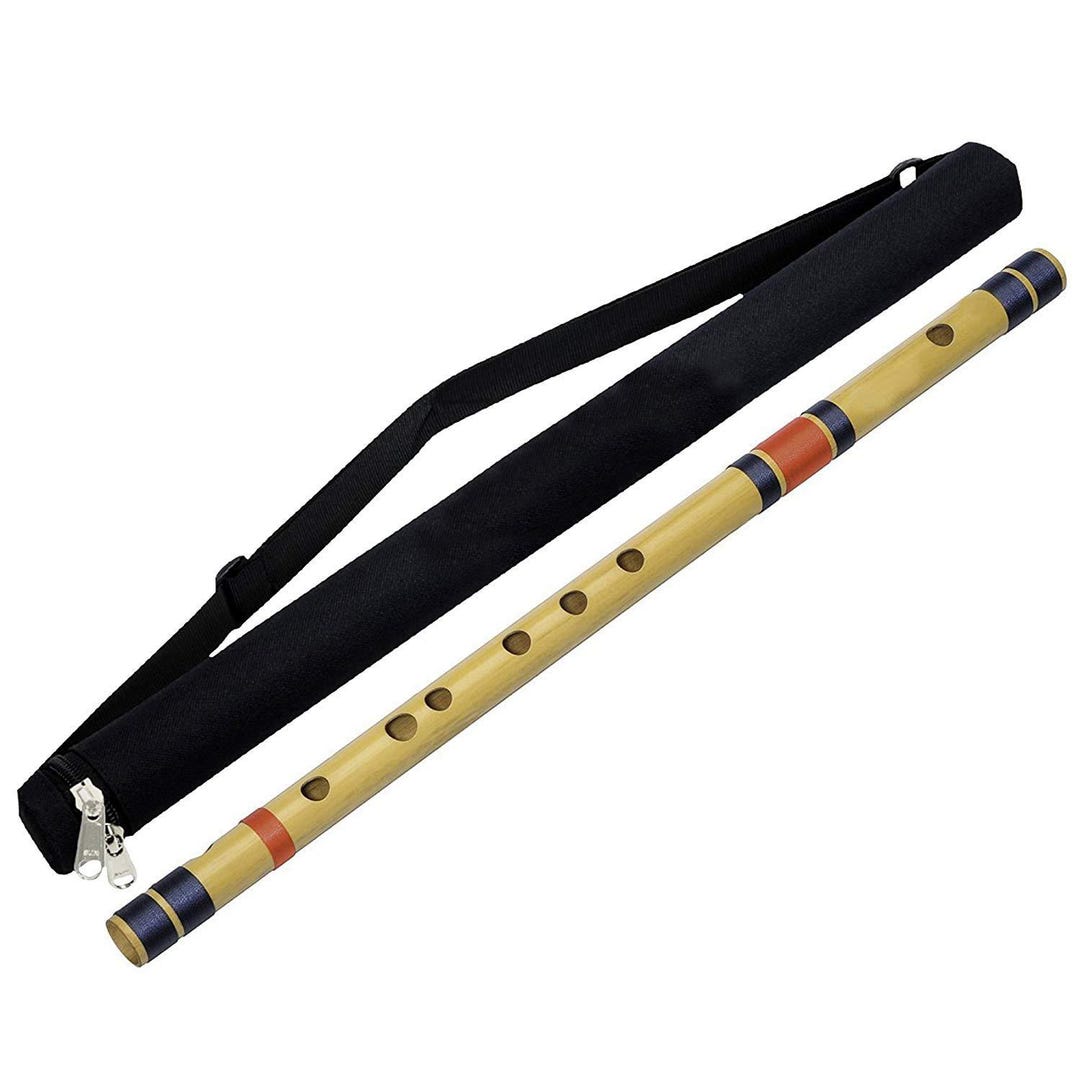 Handmade Bamboo Bansuri Flute, Scale D, Indian Musical Instrument With ...