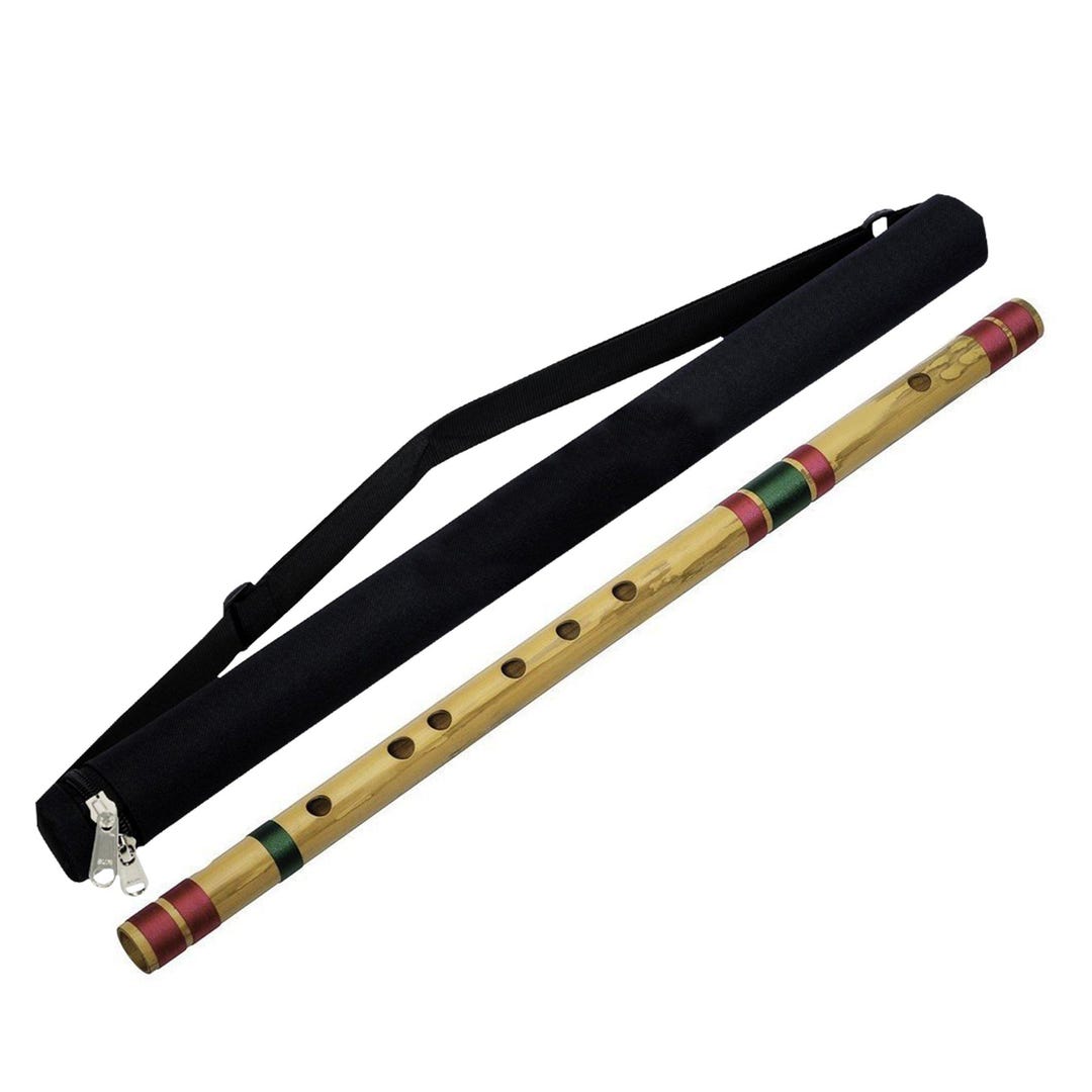 Handmade Bamboo Bansuri Flute, Indian Musical Instrument, Scale A# (33 ...