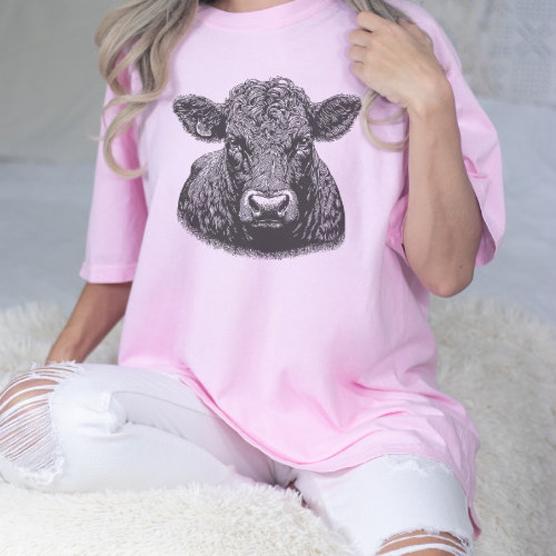 Angus Cow T-shirt Black Angus Tee Cattle Breed Shirt Farm Animal ...
