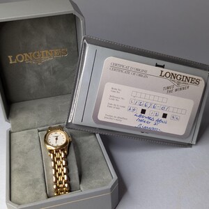 Vintage Longines Gold Plated Watch Small Elegant Chain Wristwatch Oval ...
