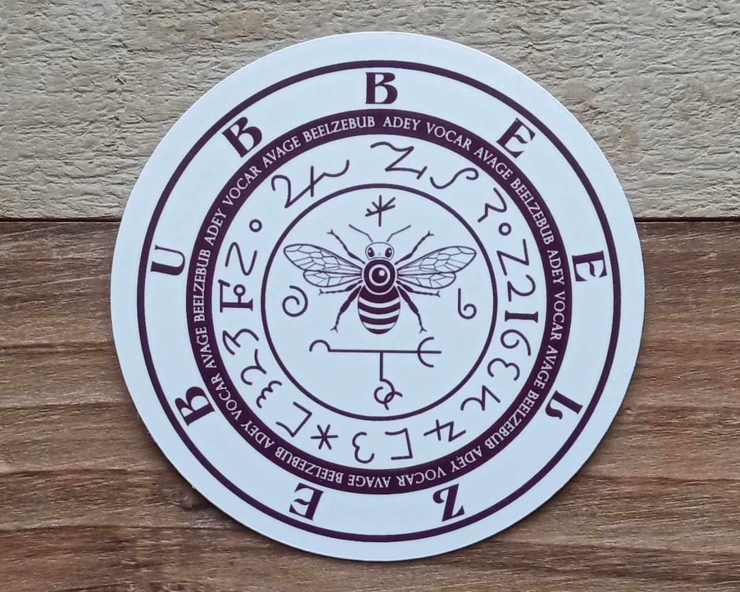 Beelzebub Sigil Sticker Decal (water Resistant) - Etsy