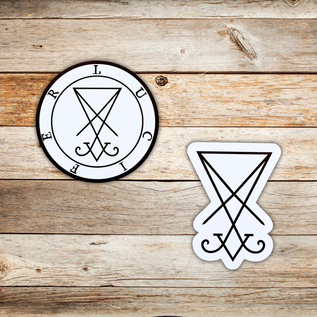 Lucifer Sigil Seal Laptop Sticker Decal (water Resistant) - Etsy