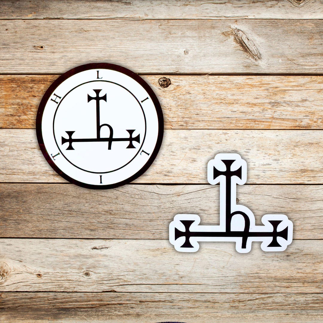 Lilith Sigil Symbol Sticker Laptop Decal (water Resistant) - Etsy